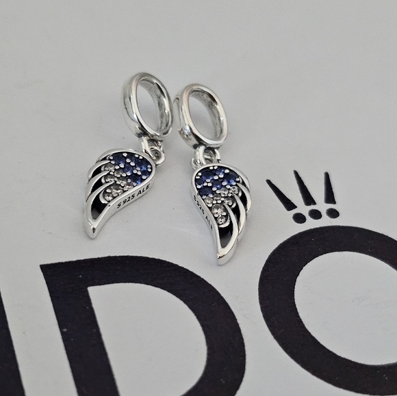 Pandora | Jewelry | Pandora Angel Wings Dangle Charm | Poshmark